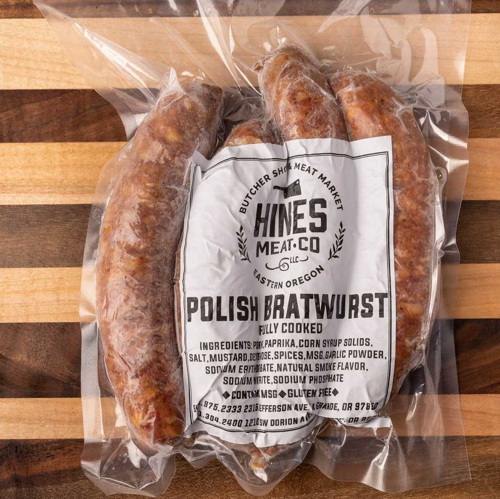 POLISH SMOKED SAUSAGE, Hines Meat Co.
