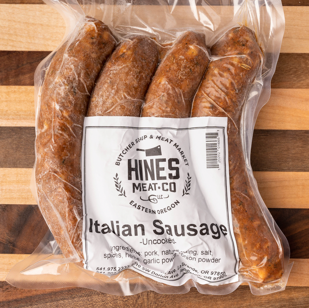 ITALIAN FRESH SAUSAGE, HINES MEAT CO.