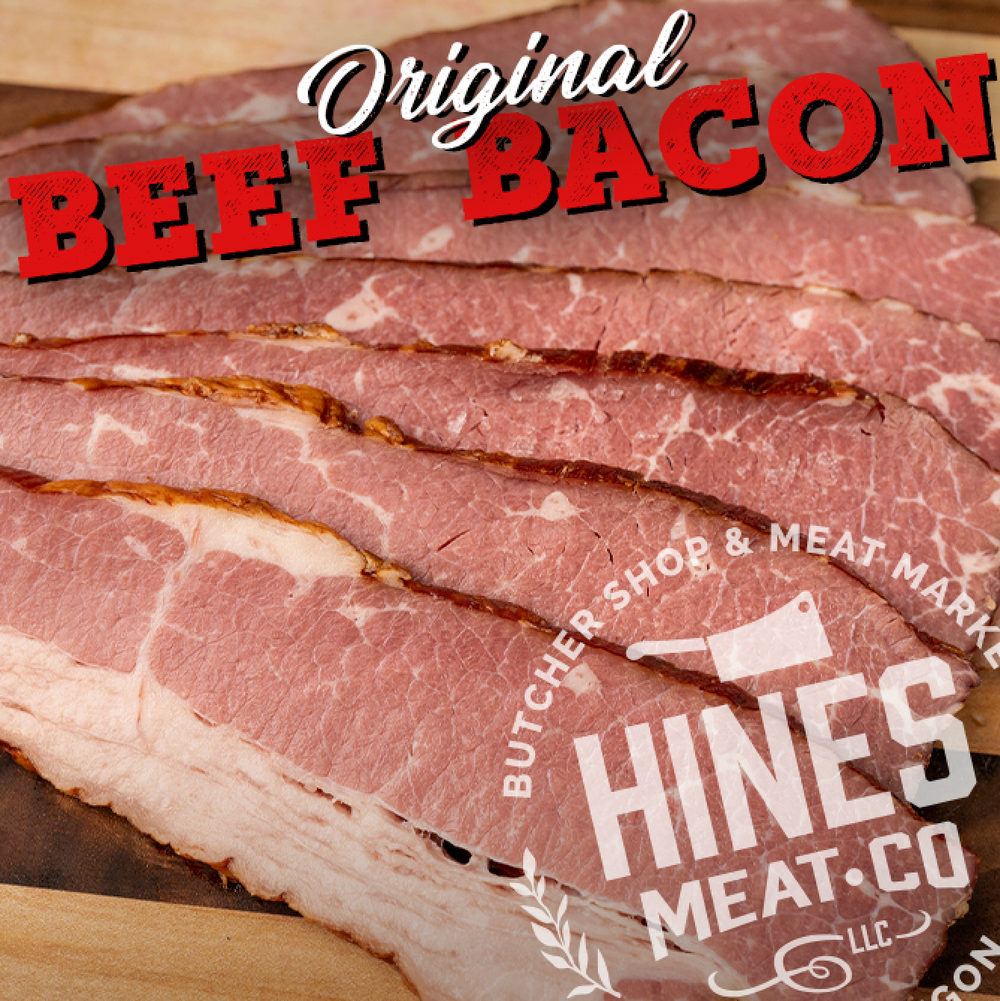 BEEF BACON, Hines Meat Co.