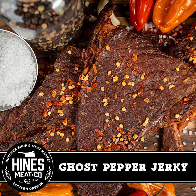 GHOST PEPPER BEEF JERKY, Hines Meat Co.
