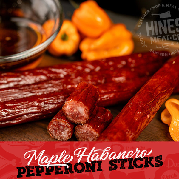 MAPLE HABANERO SNACK STICKS - Hines Meat Co. Butcher and Meat Market