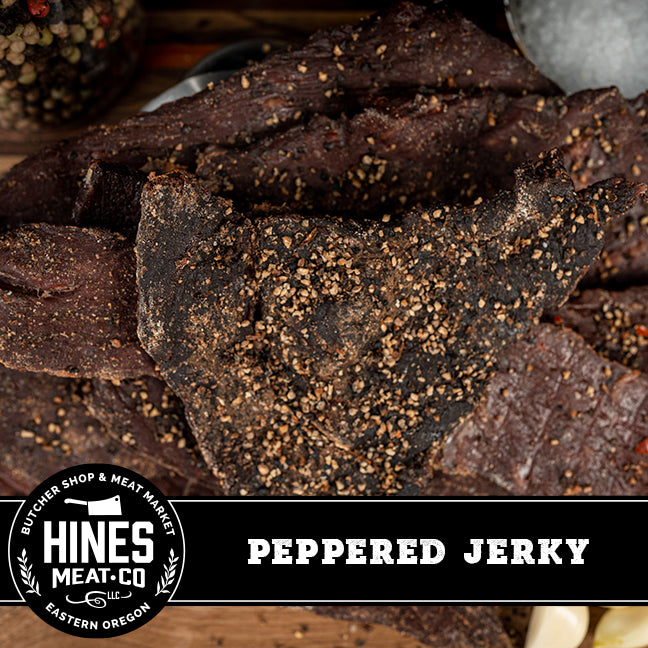 PEPPERED BEEF JERKY, Hines Meat Co.